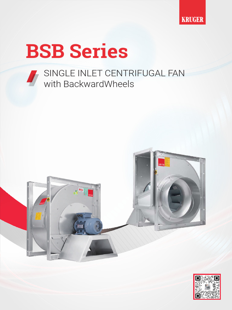BSB Series - Single Inlet Centrifugal Fan - Backward Wheels - Product ...