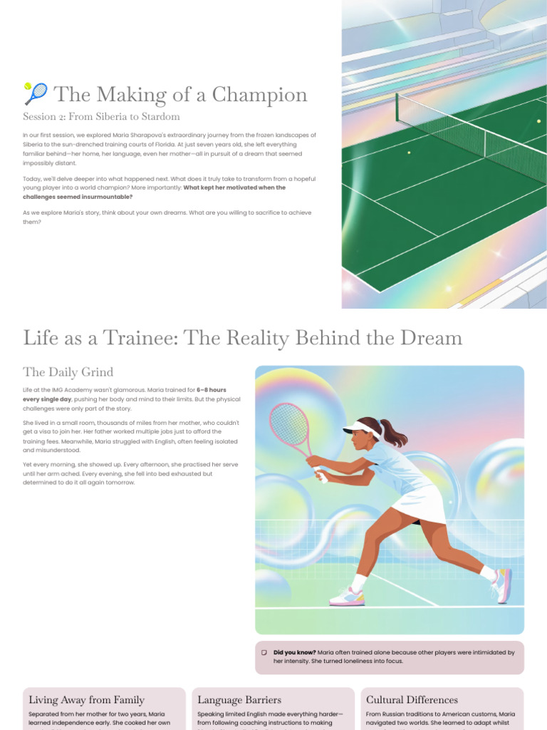 The Making of A Champion | PDF | Psychological Resilience | Disciplines