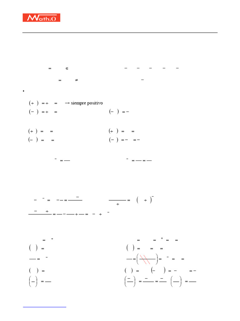 Mates 1 Bach | PDF | Exponenciación | Multiplicación