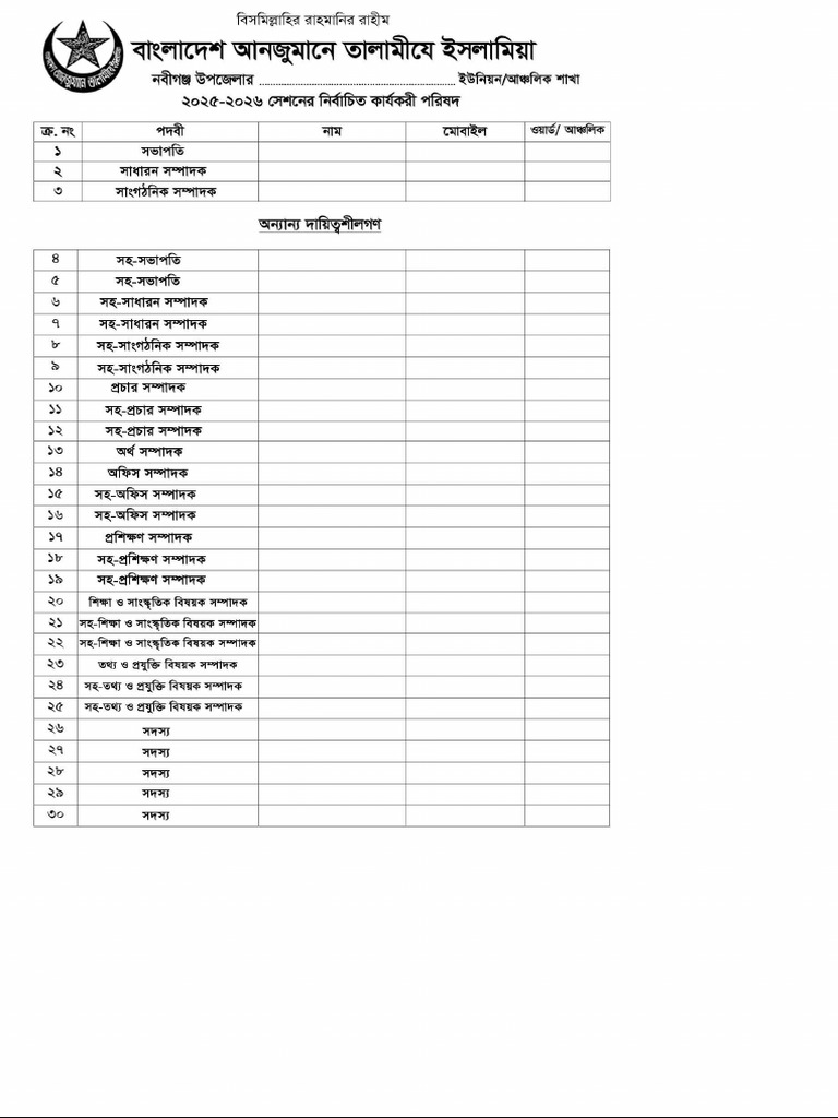 Committee - List | PDF