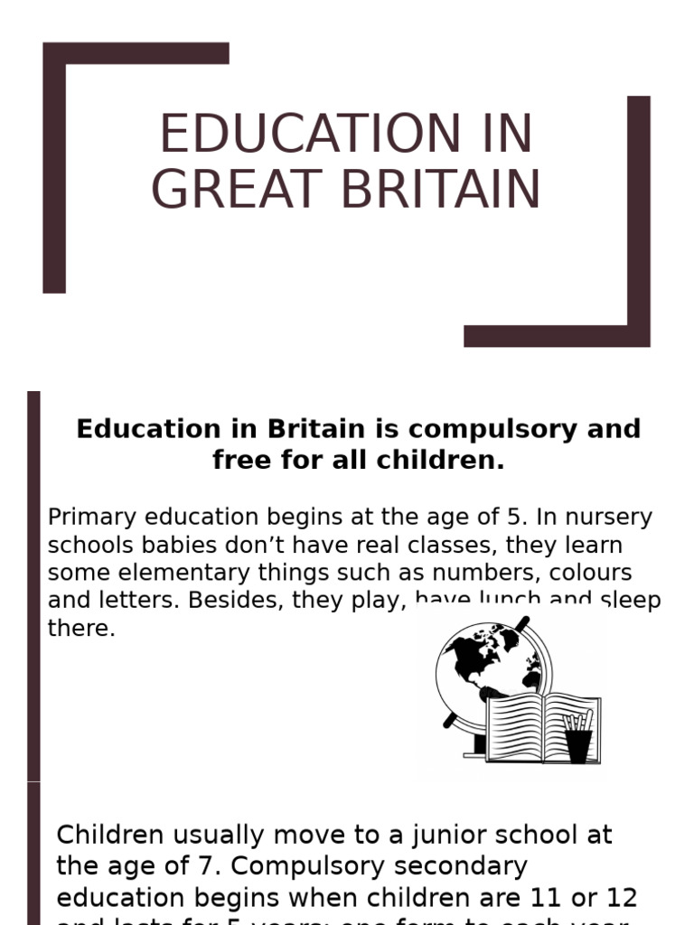Overview of Education in Great Britain | PDF