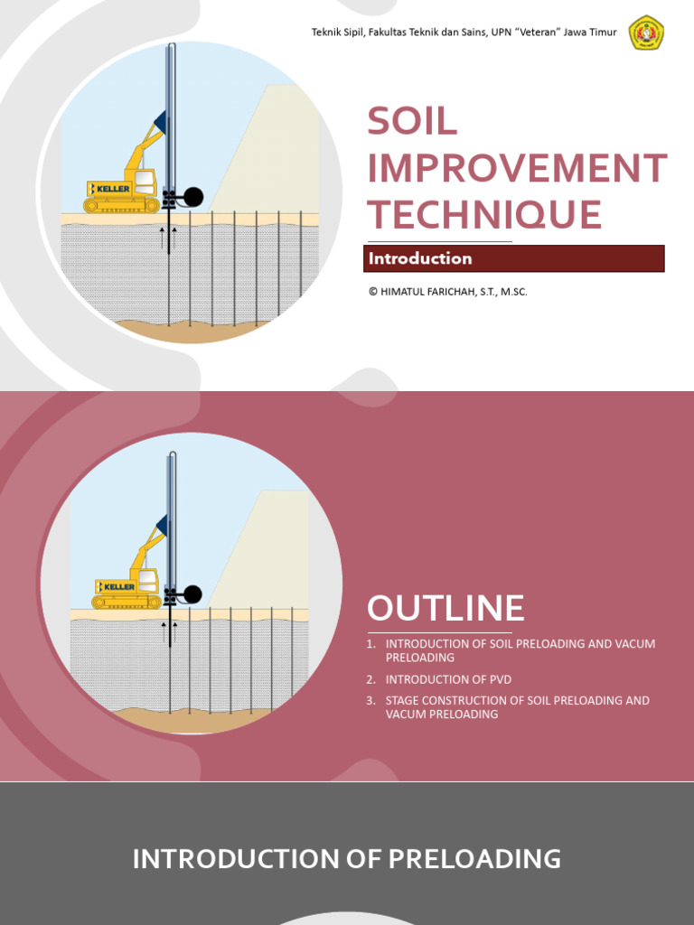 Soil Preloading and Improvement Techniques | PDF | Vacuum | Soil