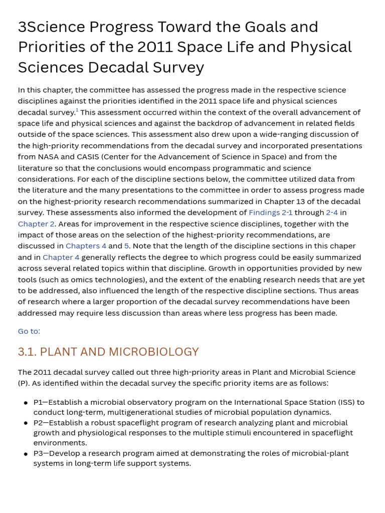 Progress in Space Life Sciences 2011 | PDF | International Space ...