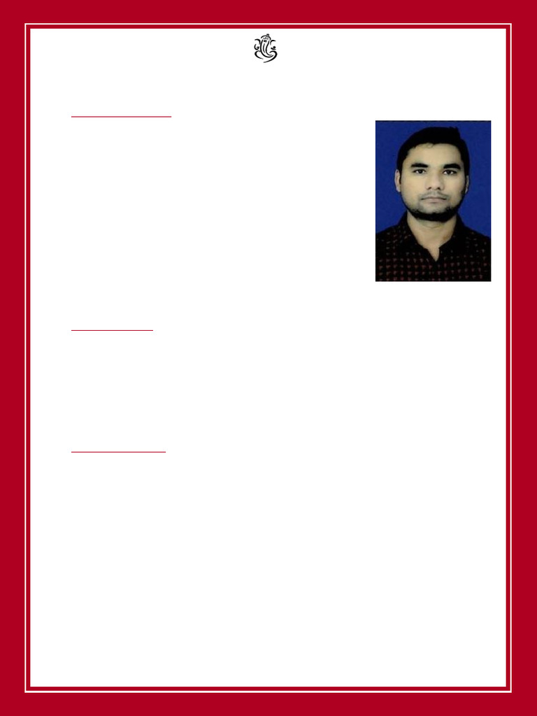 Bio Data: Personal Details | PDF