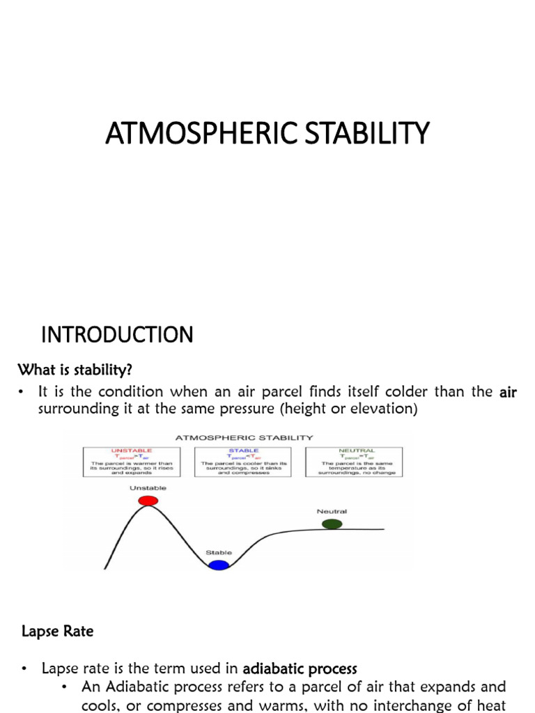 ATMOSPHERIC STABILITY & Precipitation | PDF | Precipitation | Ice