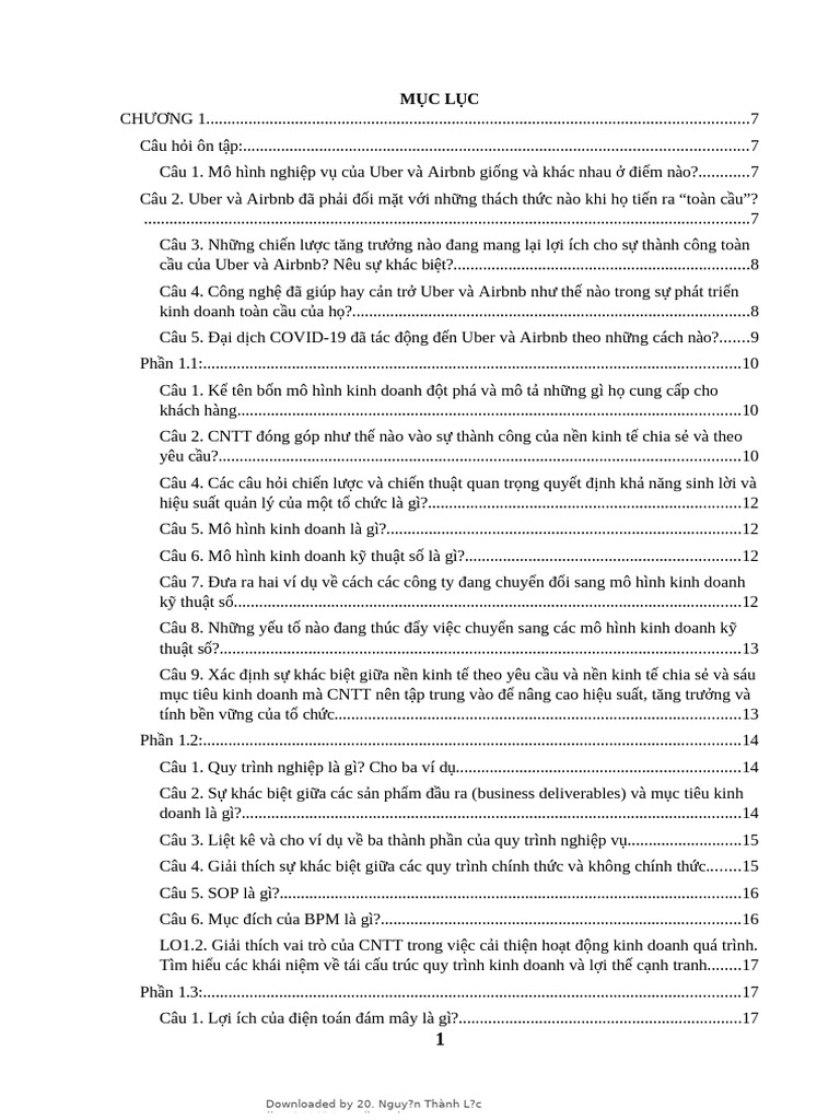 M C L C: Downloaded by 20. Nguy?n Thành L?C | PDF