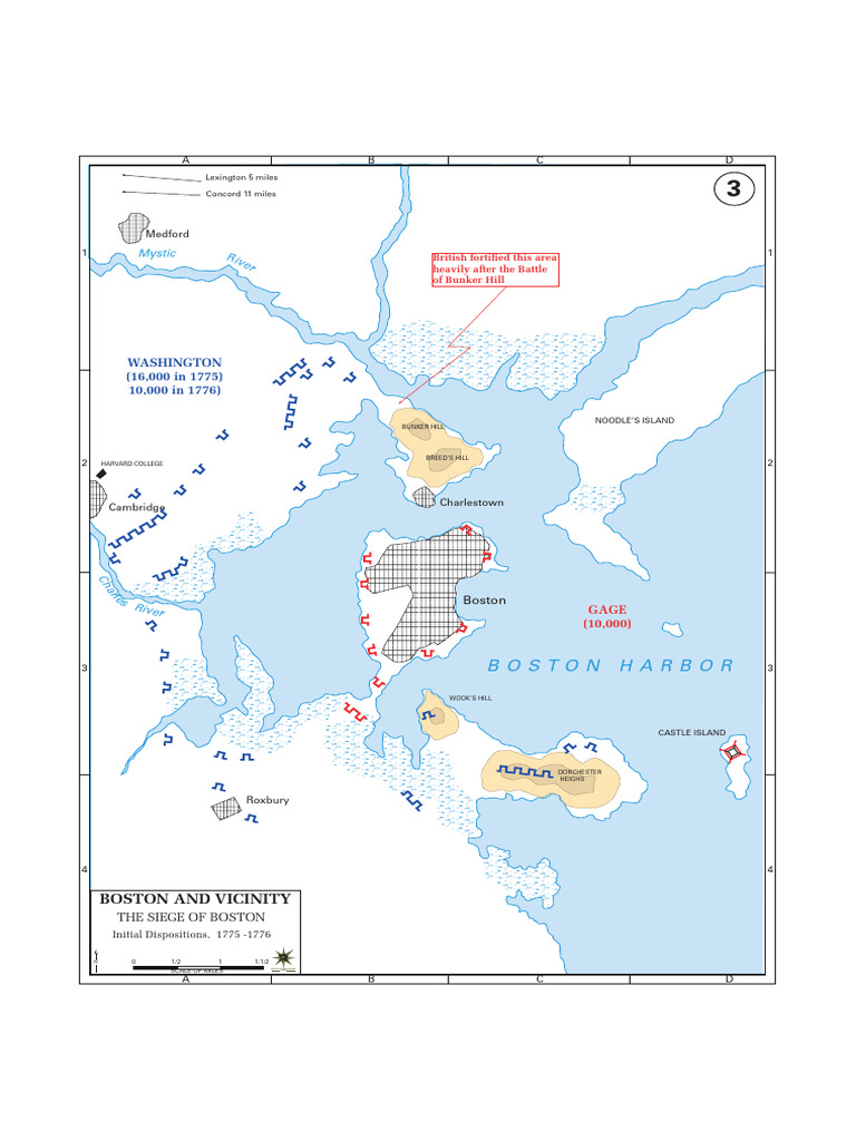 The Siege of Boston, 1775-1776 | PDF | Battles | Military Tactics