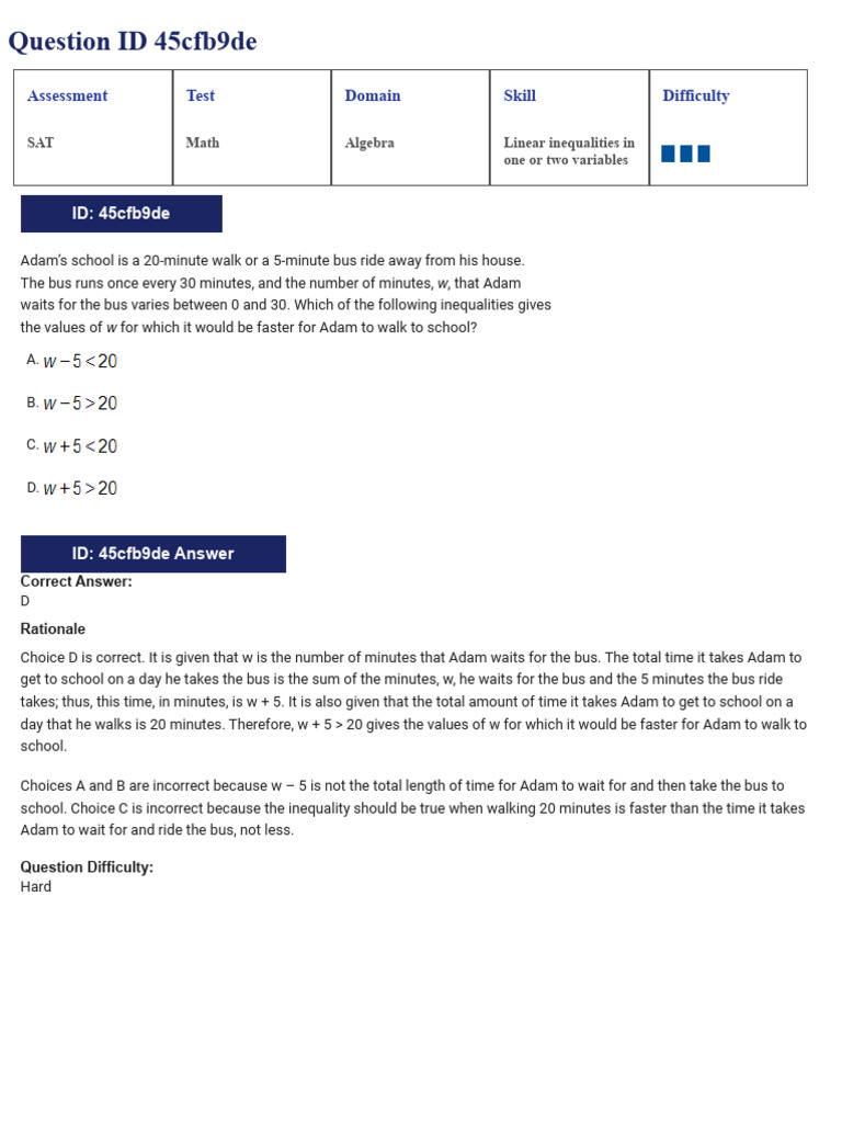 SAT Suite Question Bank - Results13 | PDF | Inequality (Mathematics) | Volt