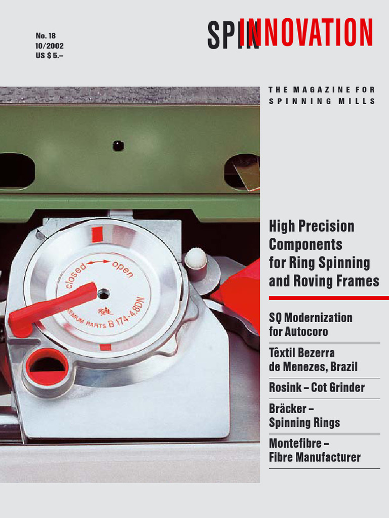 Spinnovation No. 18 English Web | PDF | Spinning (Textiles) | Worsted