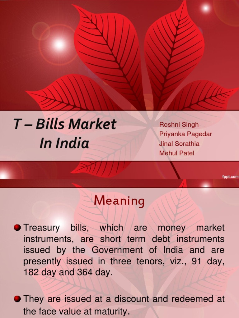T Bills | PDF | United States Treasury Security | Reserve Bank Of India