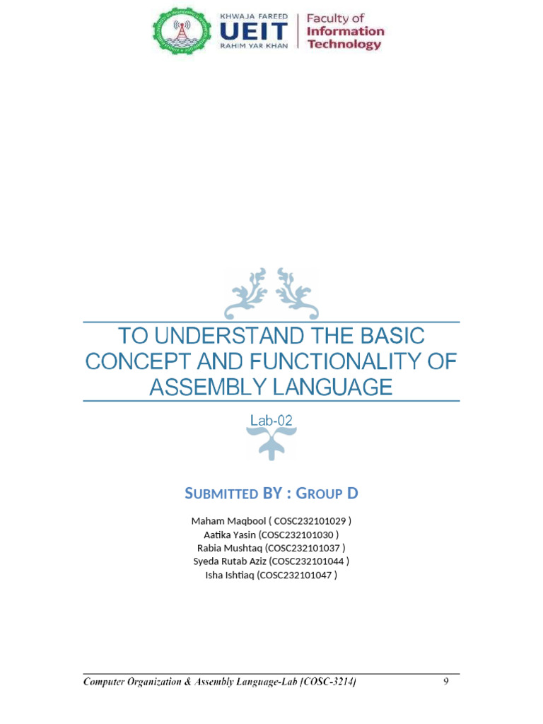 Lab 2 Solved Group D | PDF