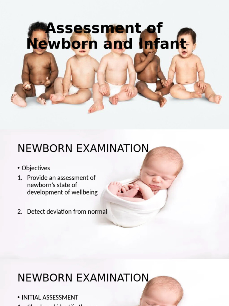 Assessment of Newborn and Infant | PDF | Infants