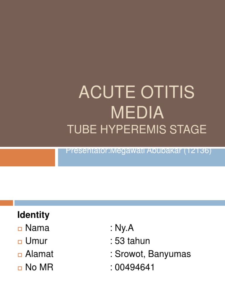 Acute Otitis Media | PDF | Ear | Medicine