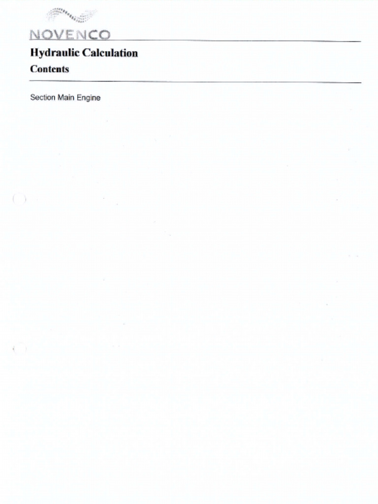 4.hydraulic Calculation Contents | PDF