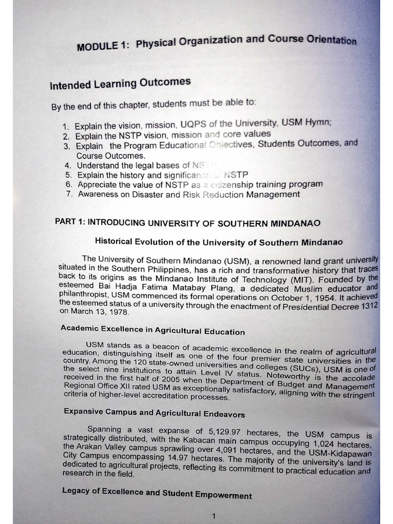 NSTP Module 1-2 | PDF