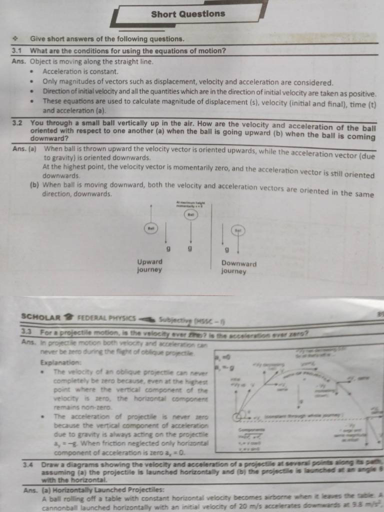 Conditions and Concepts of Motion | PDF | Momentum | Collision