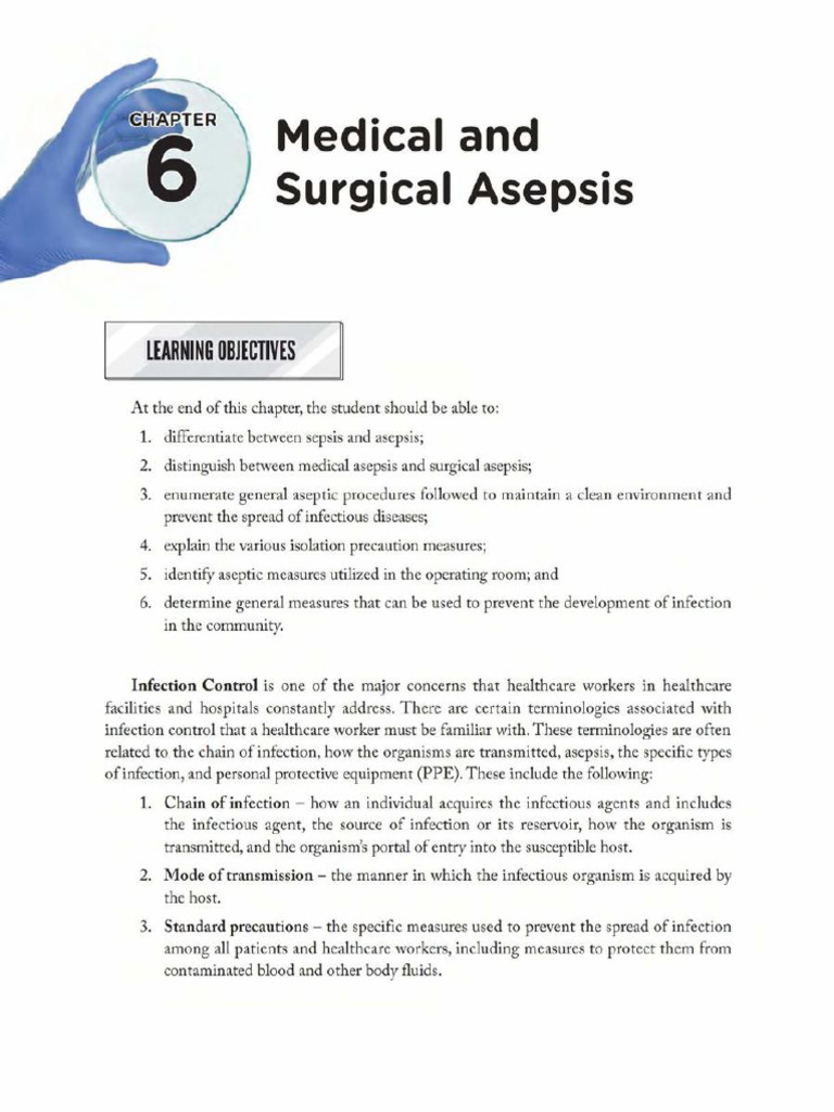Medical and Surgical Asepsis | PDF | Infection | Hand Washing