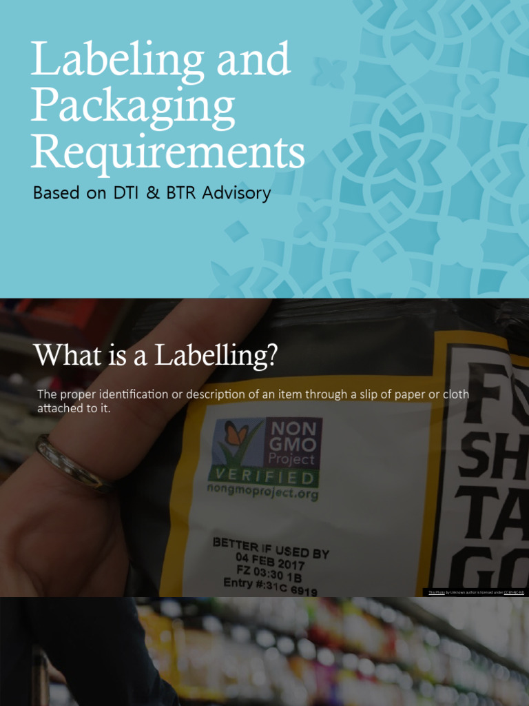 Consumer Product Labeling Guidelines | PDF
