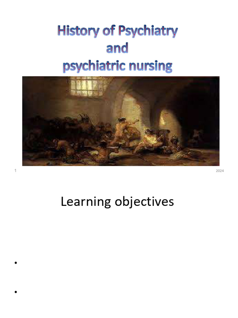 History of Psychiatric Nursing | PDF | Psychiatry | Mental Disorder