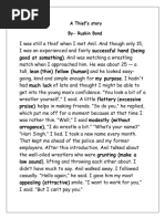 Ruskin Bond - The Thief | PDF