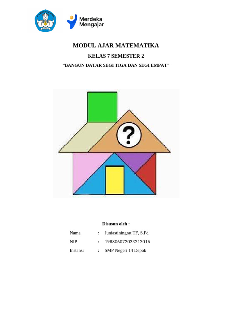 Modul Ajar Bangun Datar Kelas 7 | PDF