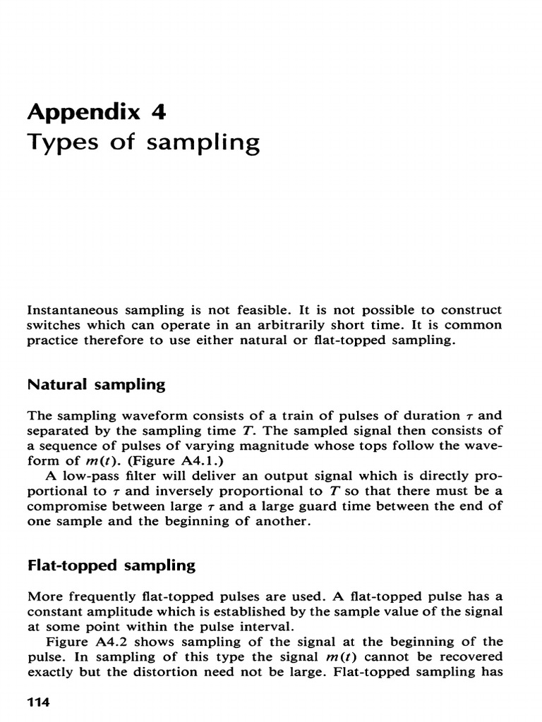 App 4 - Types of Sampling | PDF
