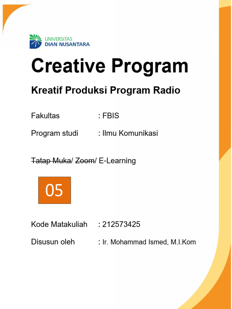 Proses Kreatif Produksi Program Radio | PDF