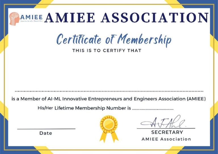 AMIEE Association Certificate - DR Sivakrishna Kondaveeti | PDF