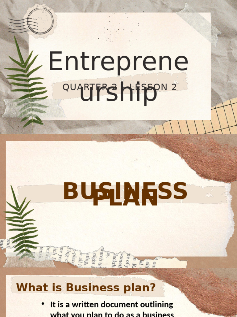 ENTREP-Q2-L2-Final-1 2 | PDF | Marketing | Cash Flow Statement