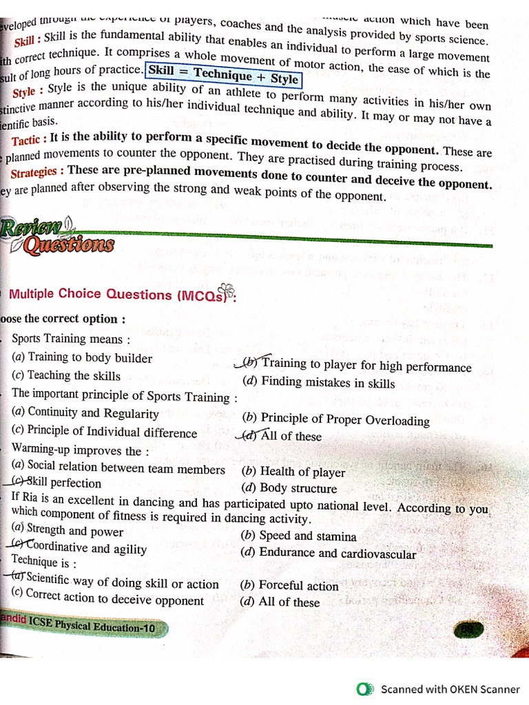 Chapter 5 Phy Ed X O | PDF