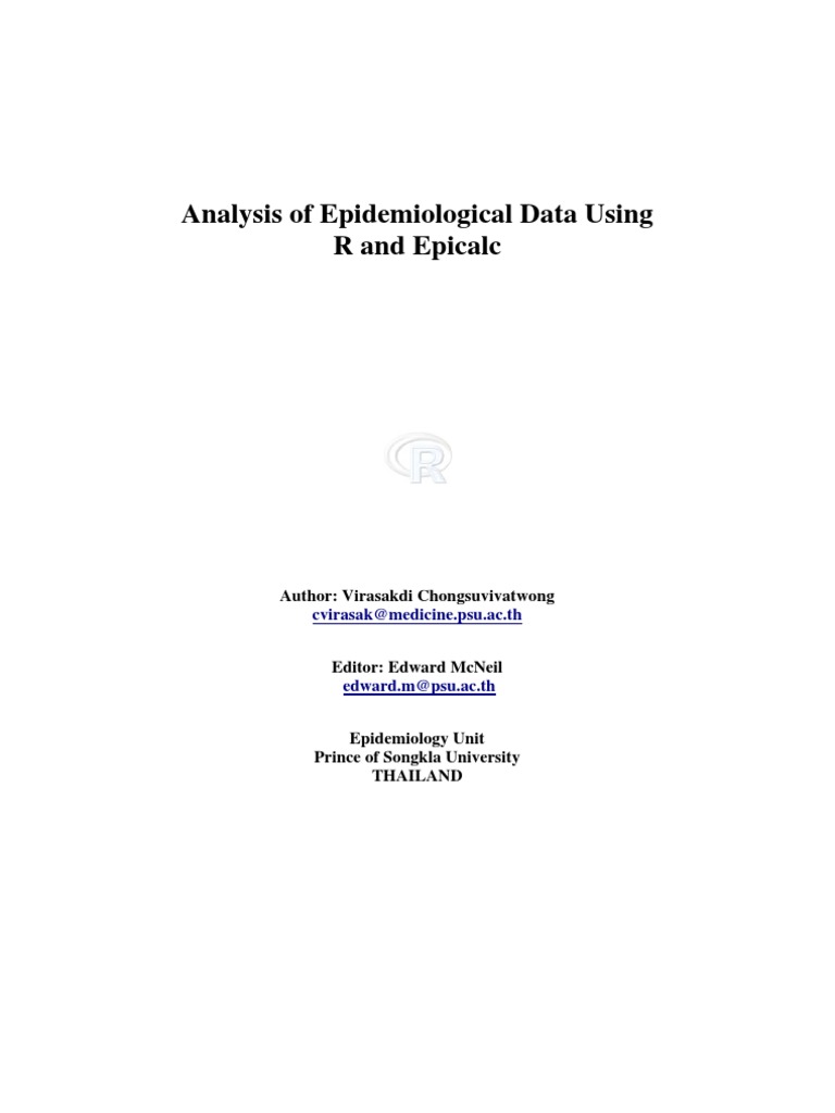 Analysis of Epidemiological Data Using R | PDF | R (Programming Language) | Logistic Regression