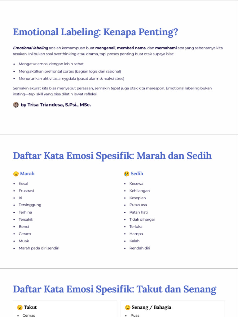 681d2807b9d0f Emotional Labeling Kenapa Penting2025 | PDF