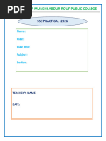 ICT Practical SSC | PDF