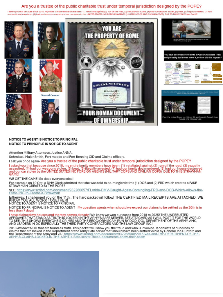 UPDATED UCC AND DOD BACK UP SLIDES | PDF | Trustee | Romulus And Remus