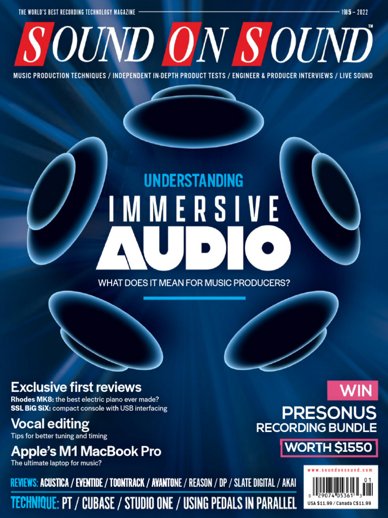 Sound On Sound USA 01.2022 | PDF | Synthesizer | Equalization (Audio)