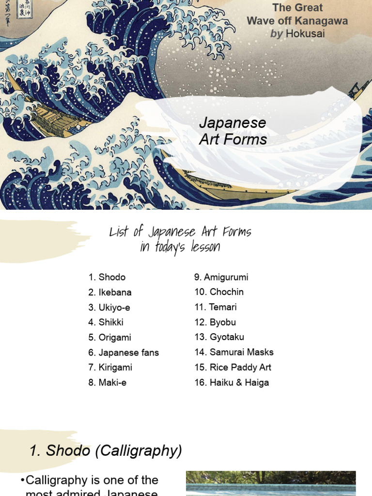 G9 Japanese Arts - Simplified - PPTX 2 | PDF | Ukiyo E | Japanese Art