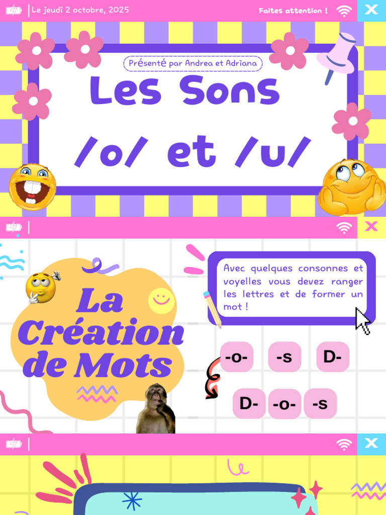 Sons /o/ et /u/ : Guide de Prononciation | PDF | Phonétique | Langues