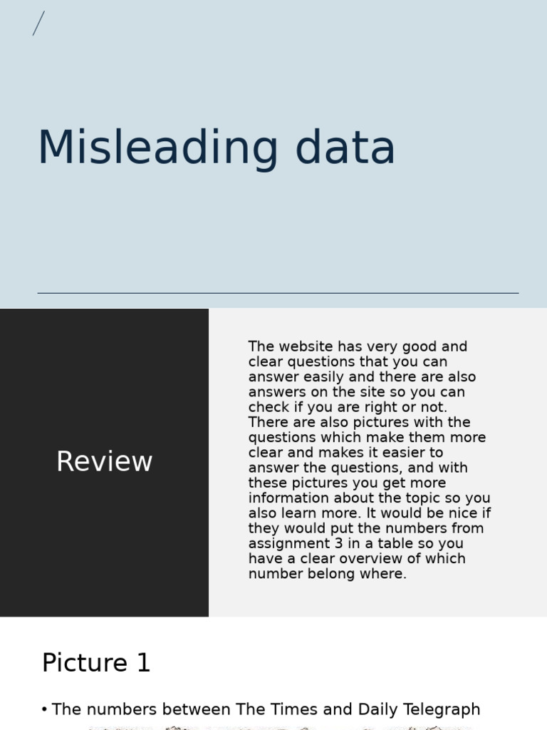 GP Misleading Data | PDF