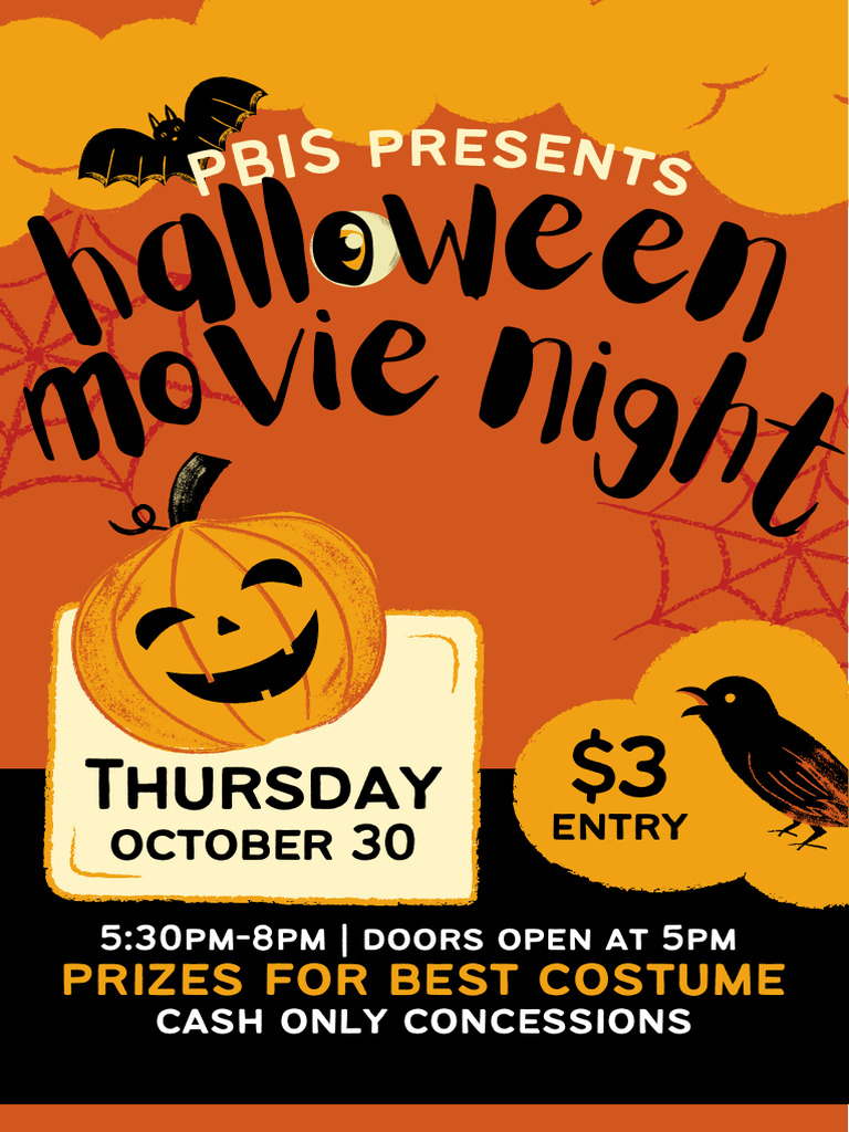 Halloween Movie Night Flyer | PDF