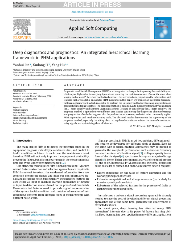 Deep Diagnostics and Prognostics An Integrated Hierarchical ...