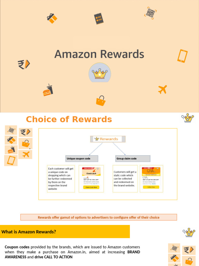Amazon Sponsored Rewards Deck | PDF | Brand | Coupon