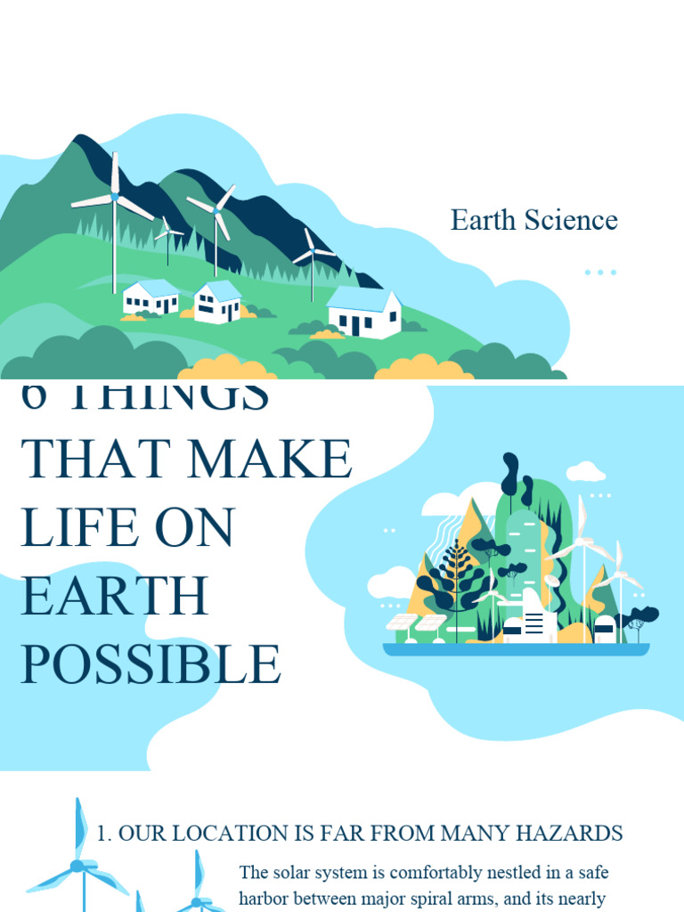 Factors Supporting Life on Earth | PDF | Earth Sciences | Earth