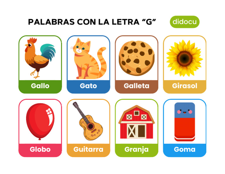 Palabras Con G | PDF