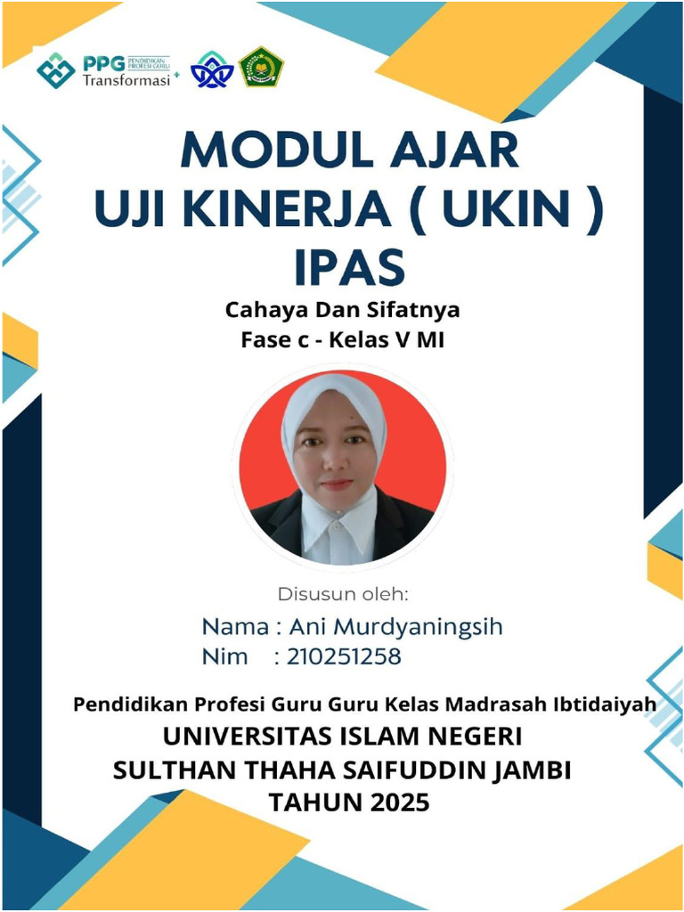 Modul Ajar Deep Learning: Cahaya dan Sifatnya | PDF