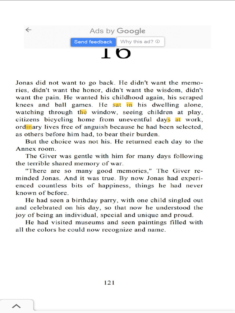 The Giver (Full Book) | PDF