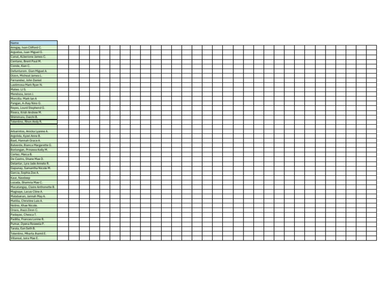 List of Student Names and Details | PDF