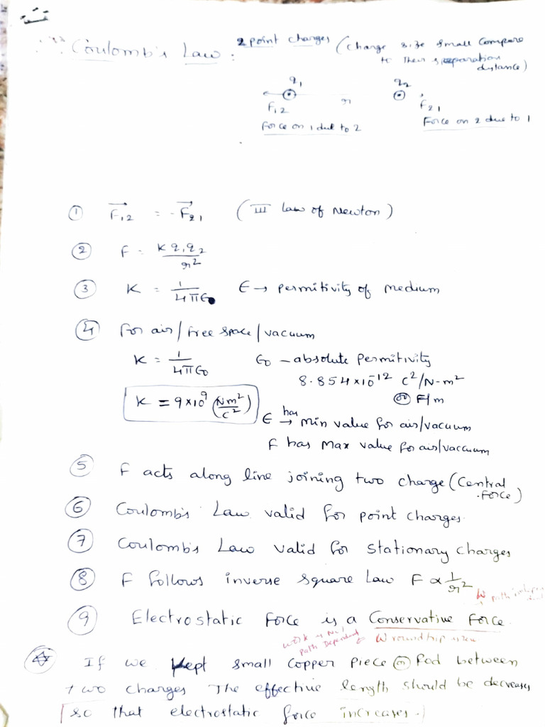Electric Charges and Fields-1 | PDF