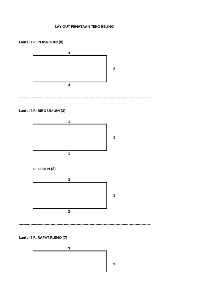 Lay Out Penggunaan Teko Beling | PDF