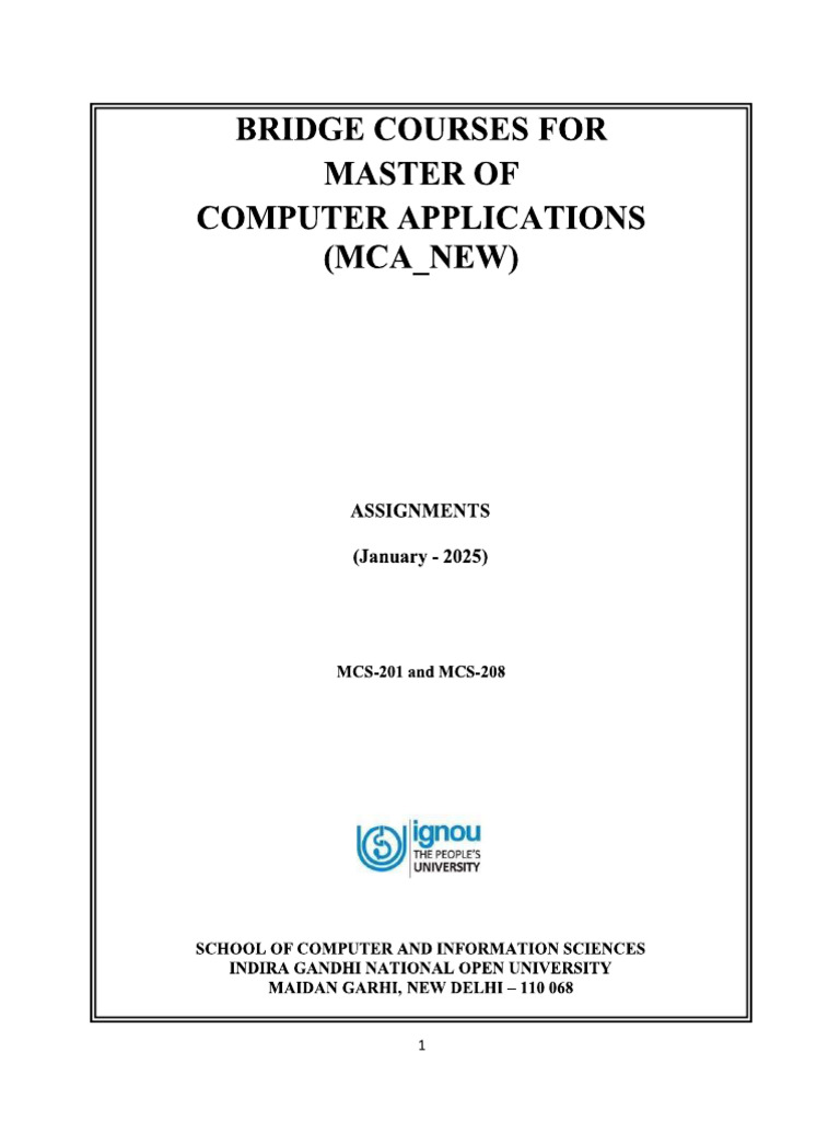 MCS-208_PGDCA(2025) (1) | PDF