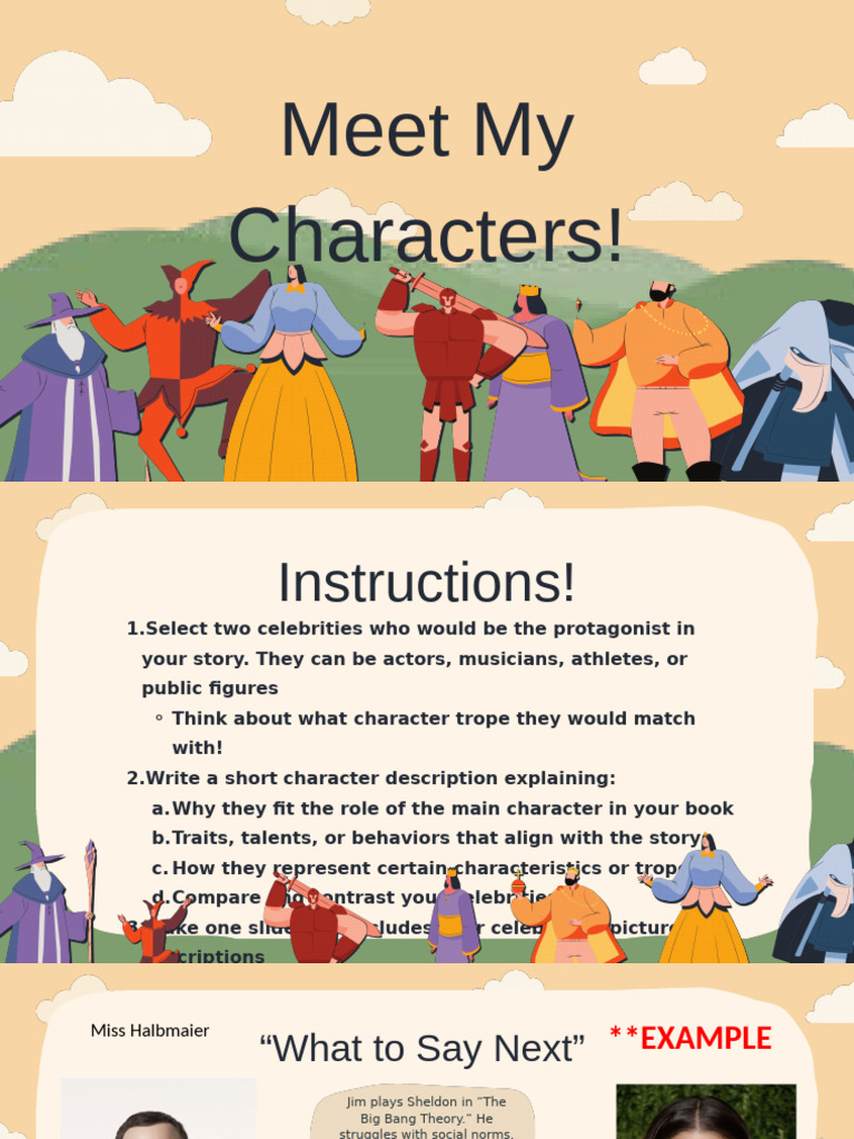 Meet My Characters-Realistic Fiction | PDF